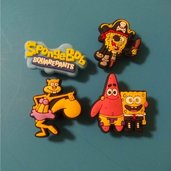CROCS | Jewelry | Spongebob Croc Charm Set | Poshmark